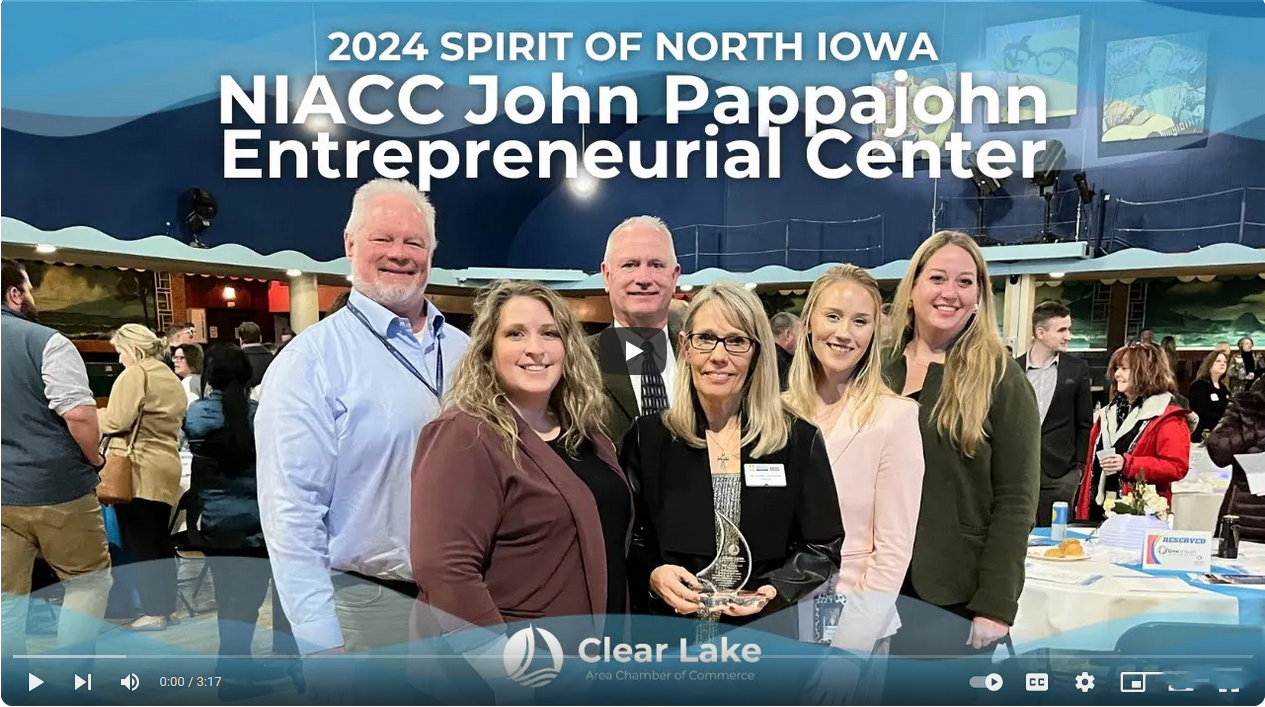 NIACC Pappajohn Center Wins Spirit of North Iowa Award - NIACC ...